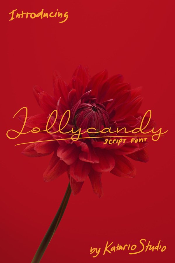 Jollycandy | Handwritten Script Font