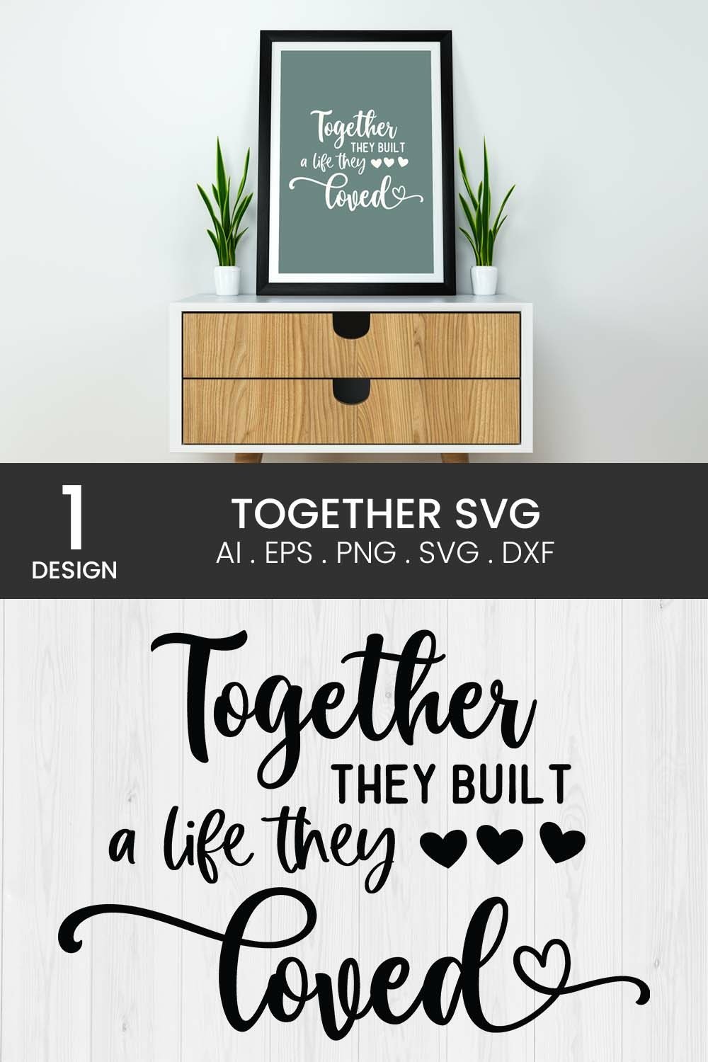 Together Svg with 1 Variations