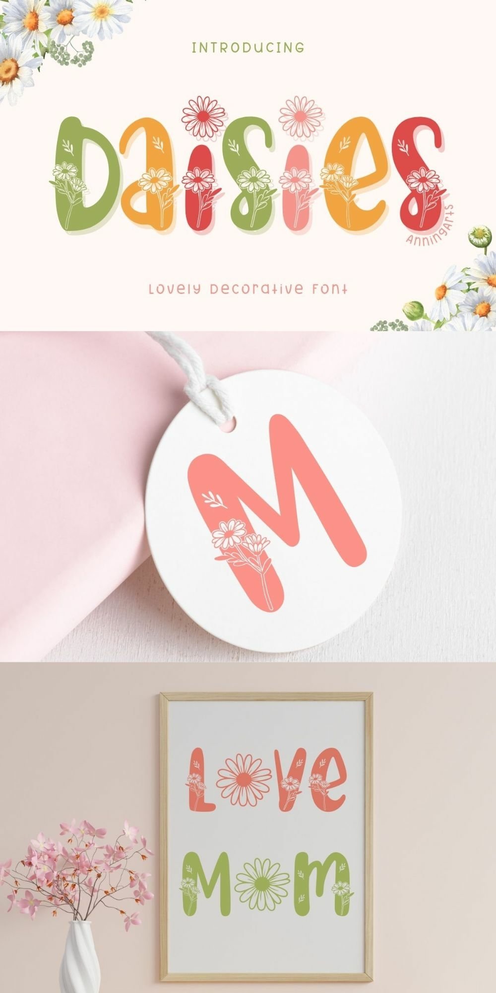 Daisies - Decorative Font