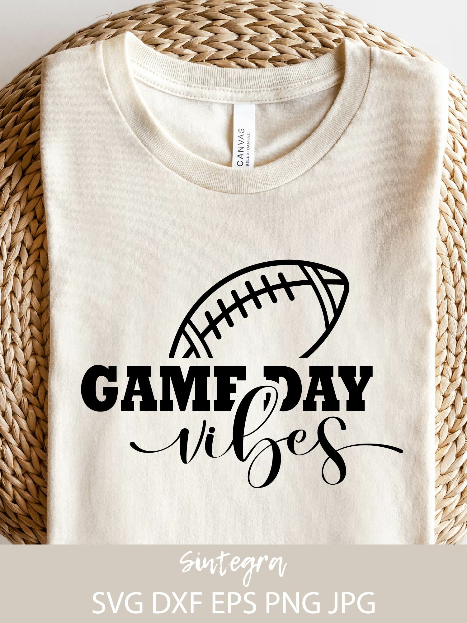 Game Day Vibes SVG, Football SVG (2155497)