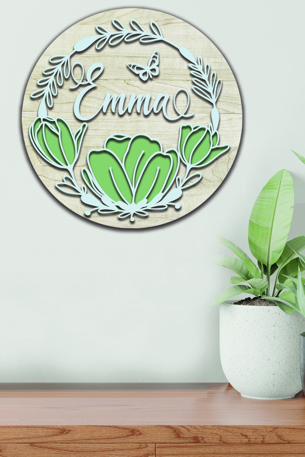 Decorative Wall Art, Multilayer Template