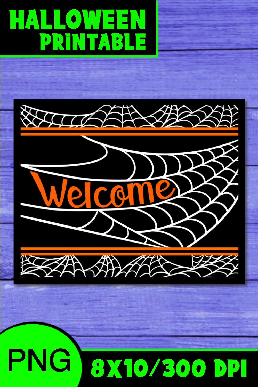 Halloween welcome sign