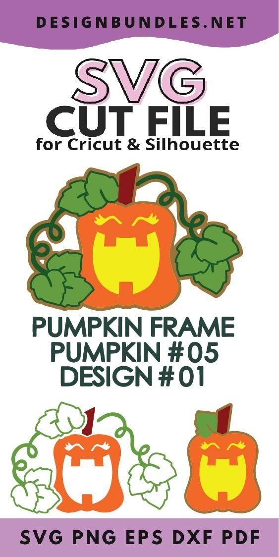 Pumpkin frames SVG CUT FILE HALLOWEEN scrapbooking