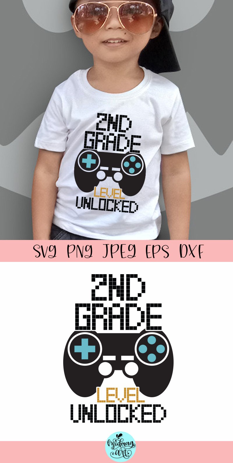 2nd grade level unlocked svg, school svg