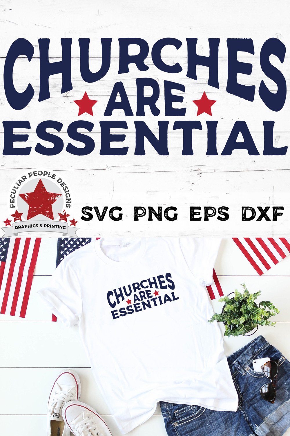 Churches Are Essential SVG | Religious Church cut file