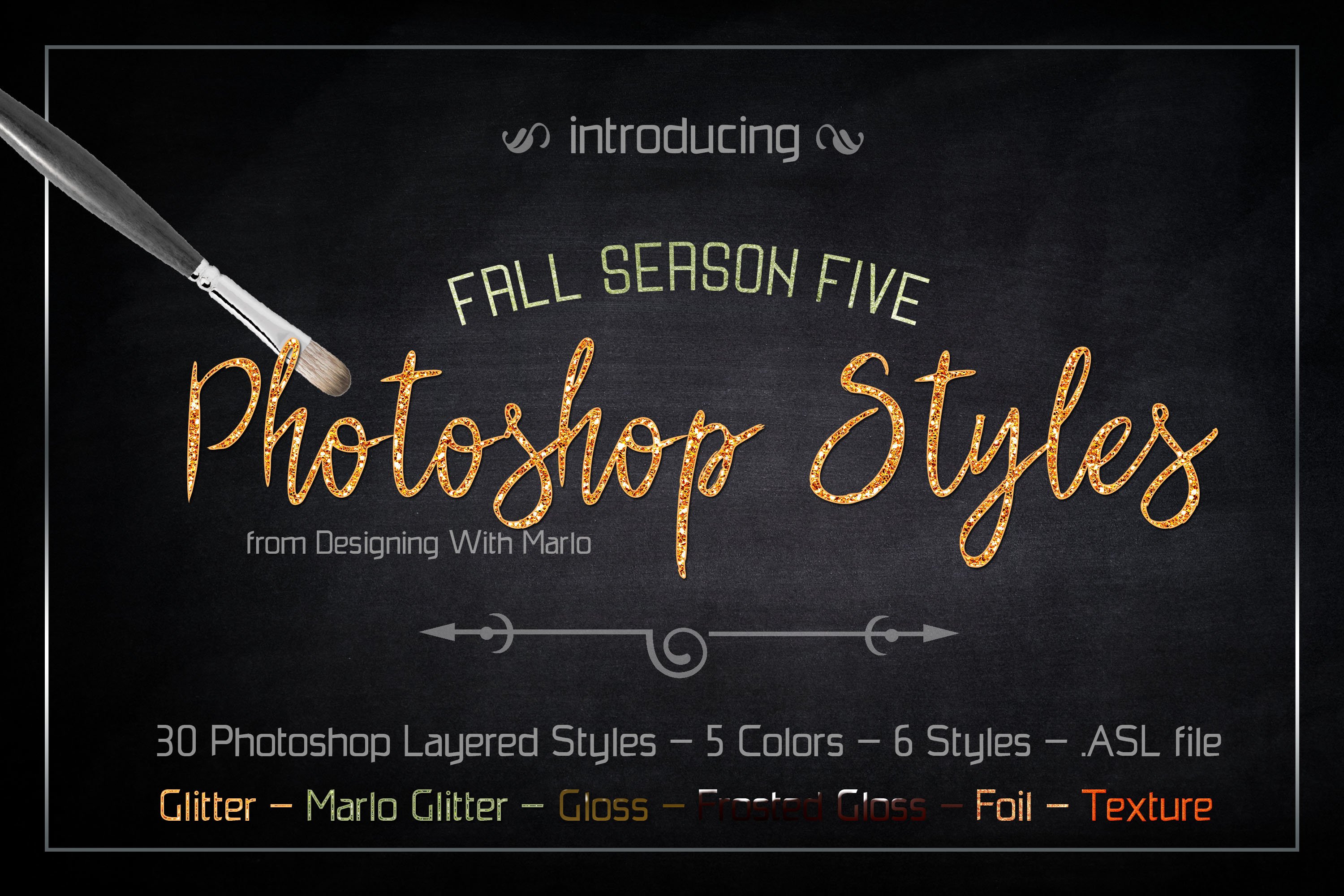 Fall Season Five - Layered Photoshop Styles