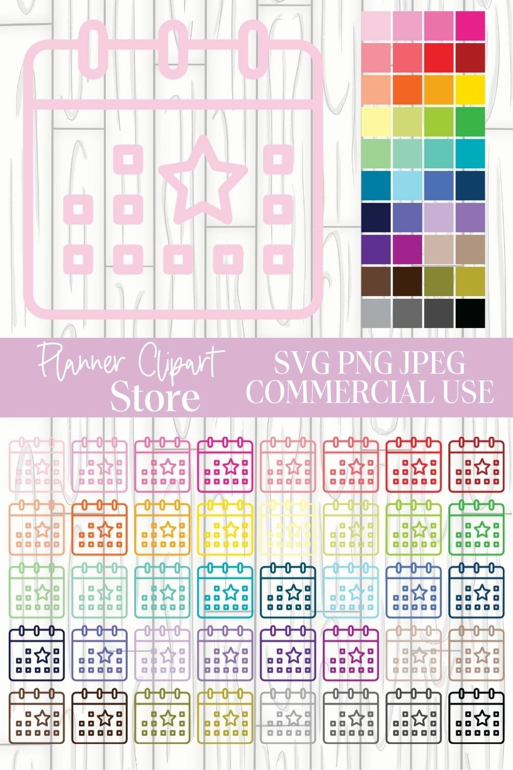 Calendar icon clipart, planner icon, planner (2243091)