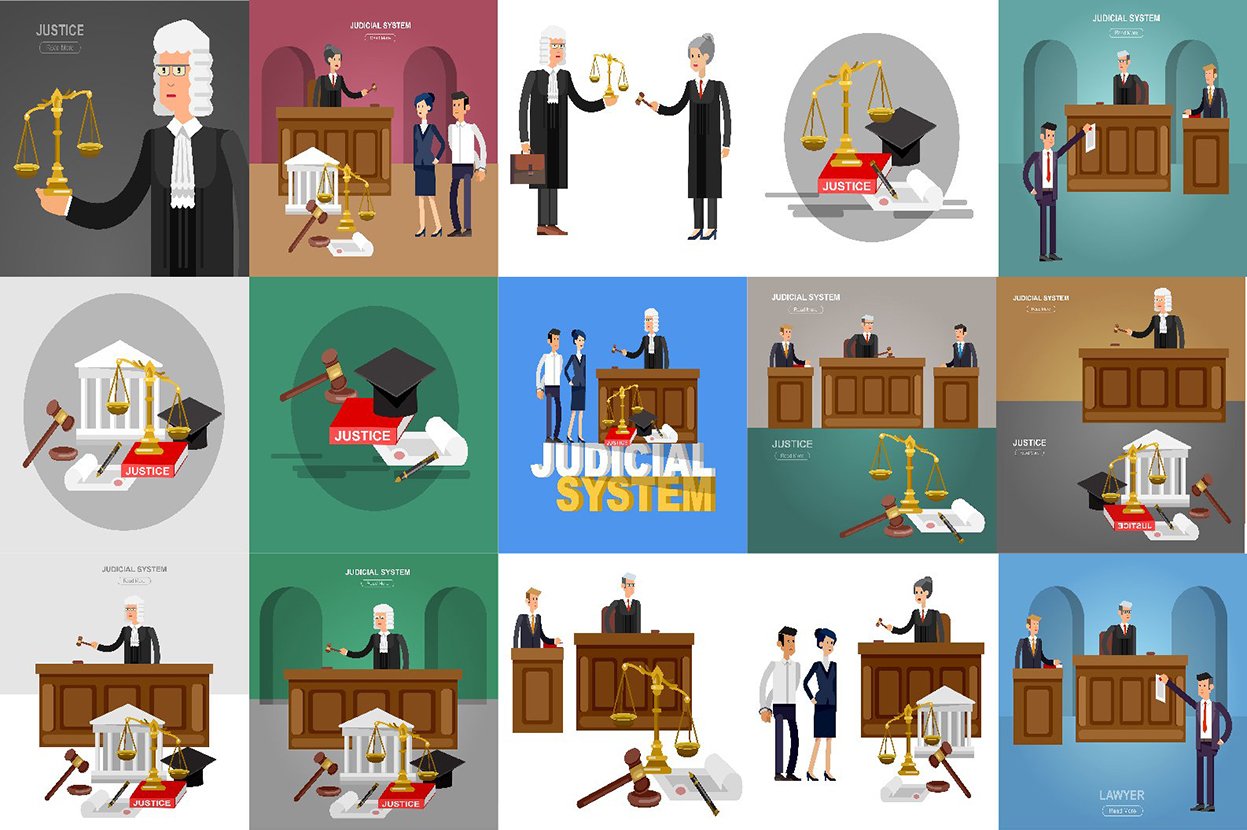 Judical system elements & characters