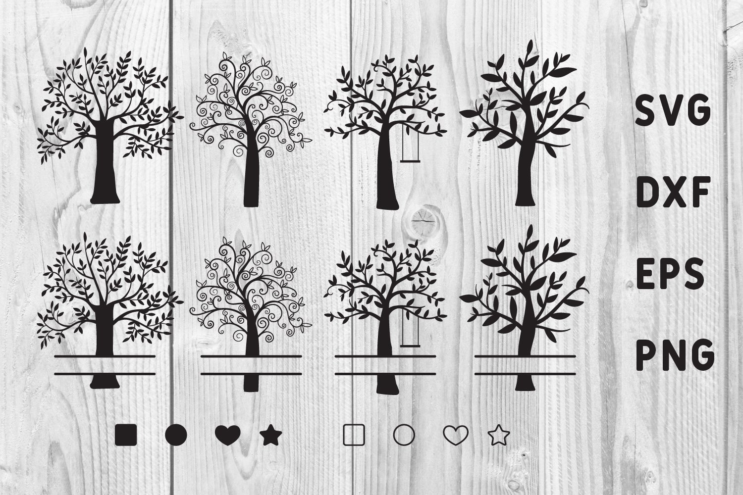 Family Tree SVG, tree custom cut files