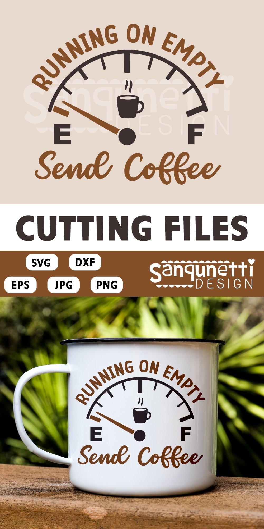 Running on Empty - Send Coffee Digital Design