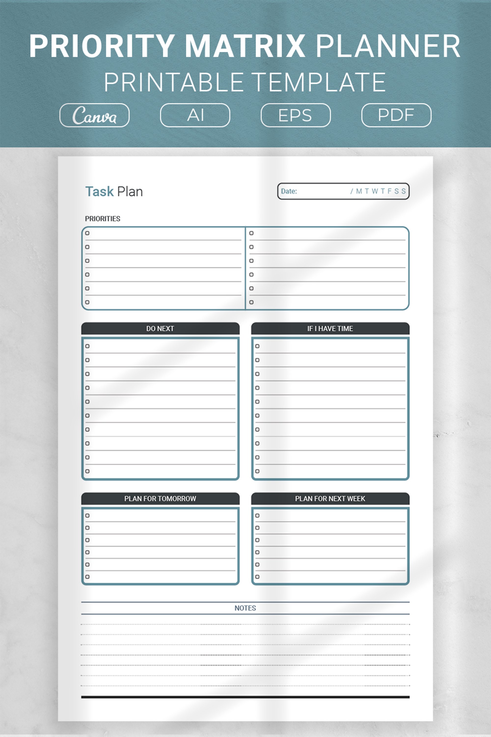 Priority Matrix Planner (2765767)