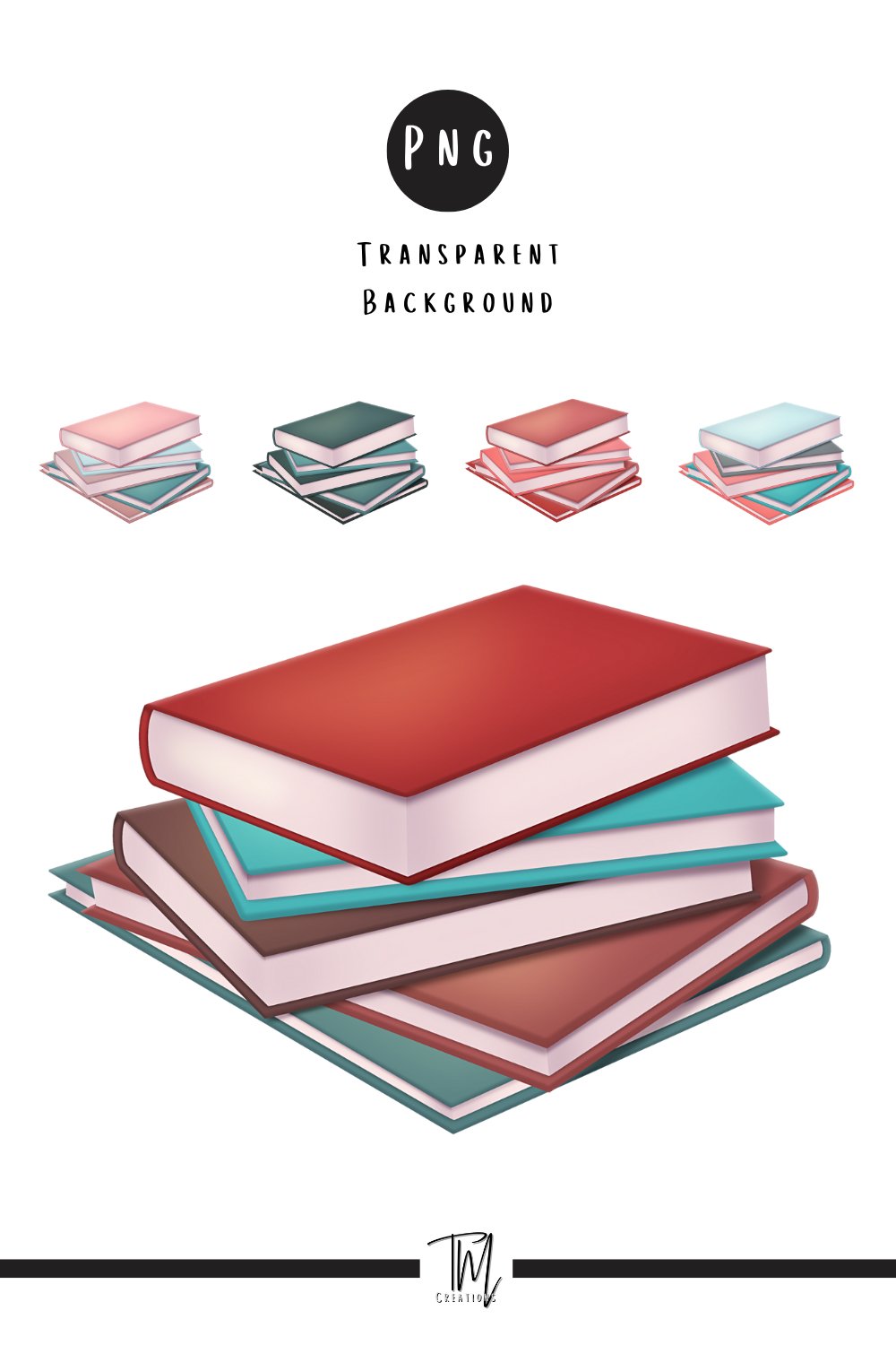 Stack Of Books Clipart
