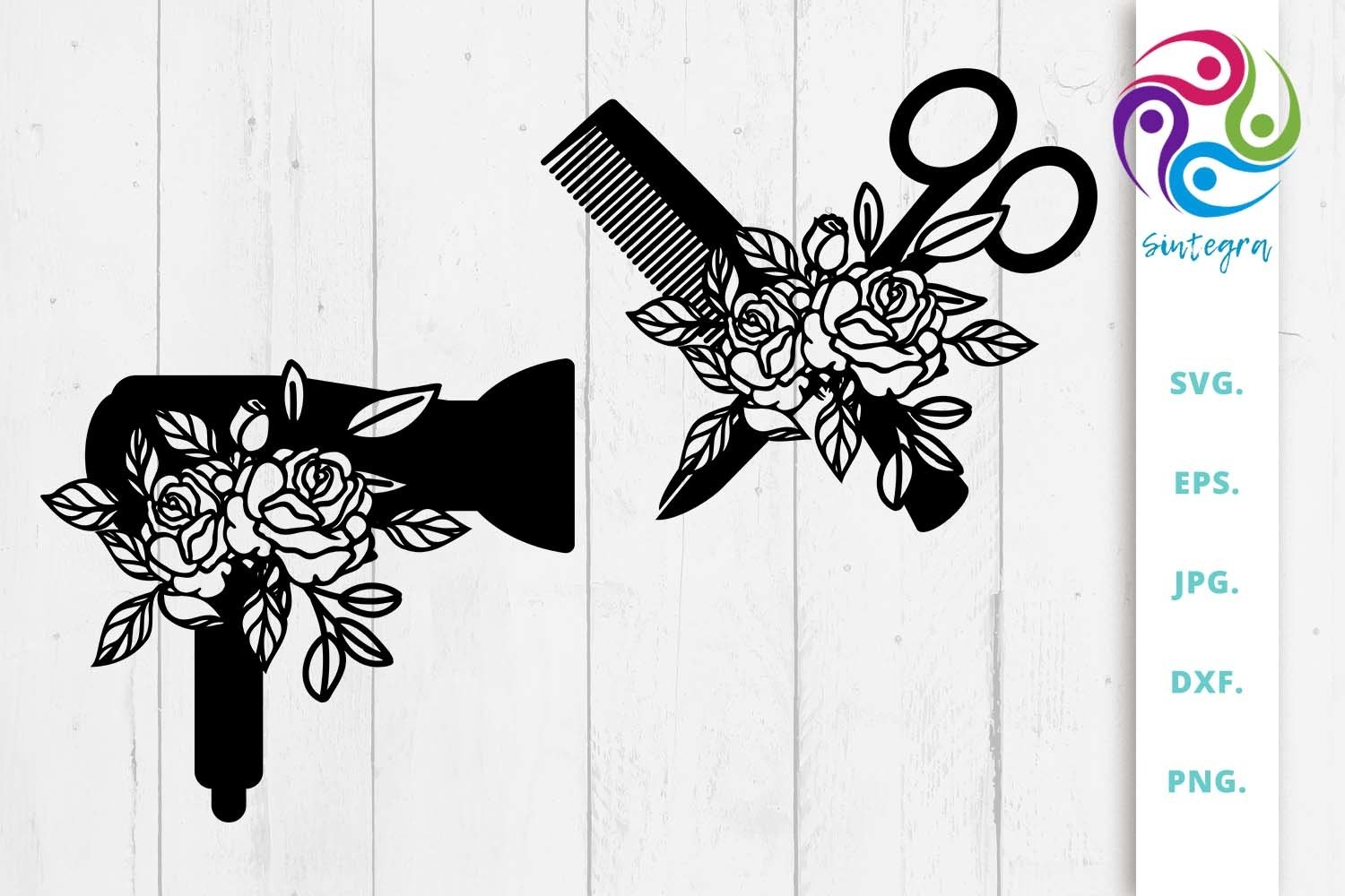 Hairdresser Svg, Hairstylist Svg,Combo and Scissors Svg