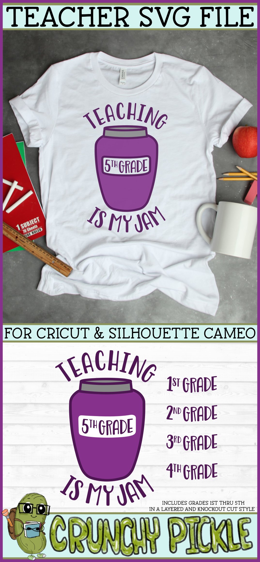 Teaching is my Jam SVG File