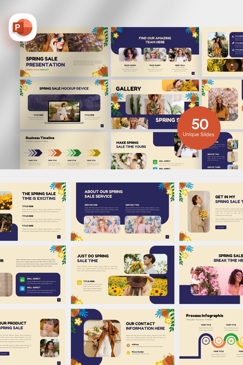Spring Sale Presentation Template