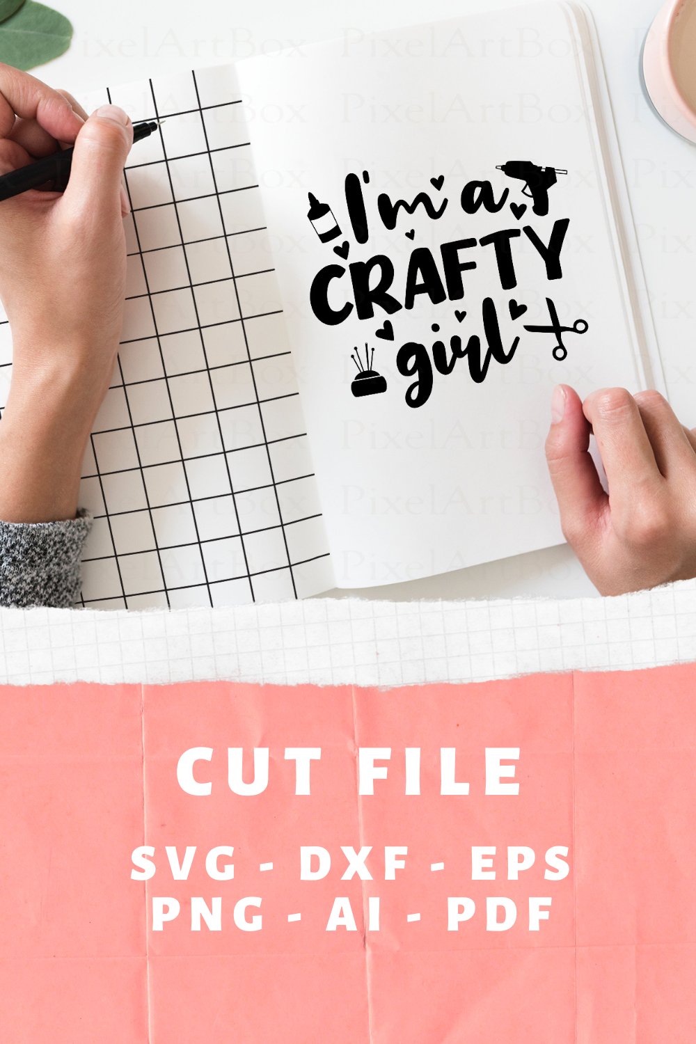 I'm A Crafty Girl - Cut File