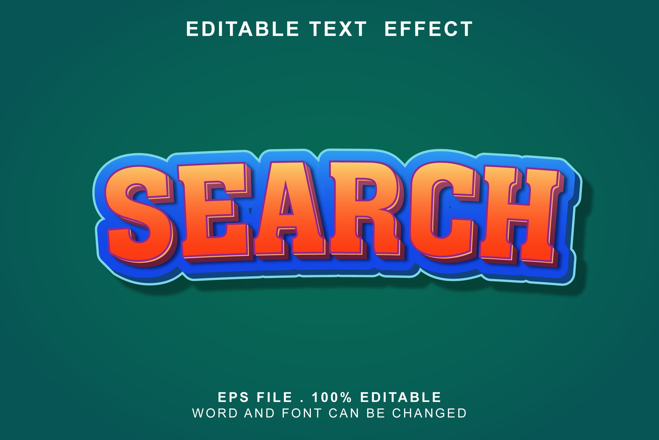 text-effect-editable-search