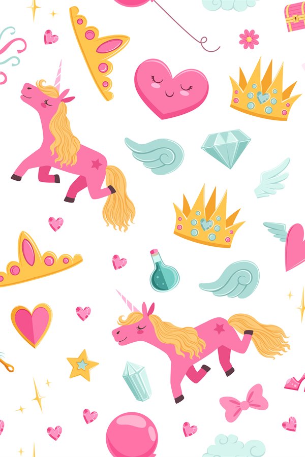 Vector cute cartoon magic and fairytale elements (872963)