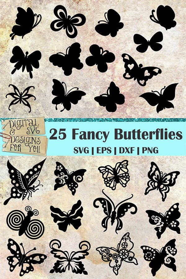 Fancy butterflies | Butterfly bundle | Butterfly SVG