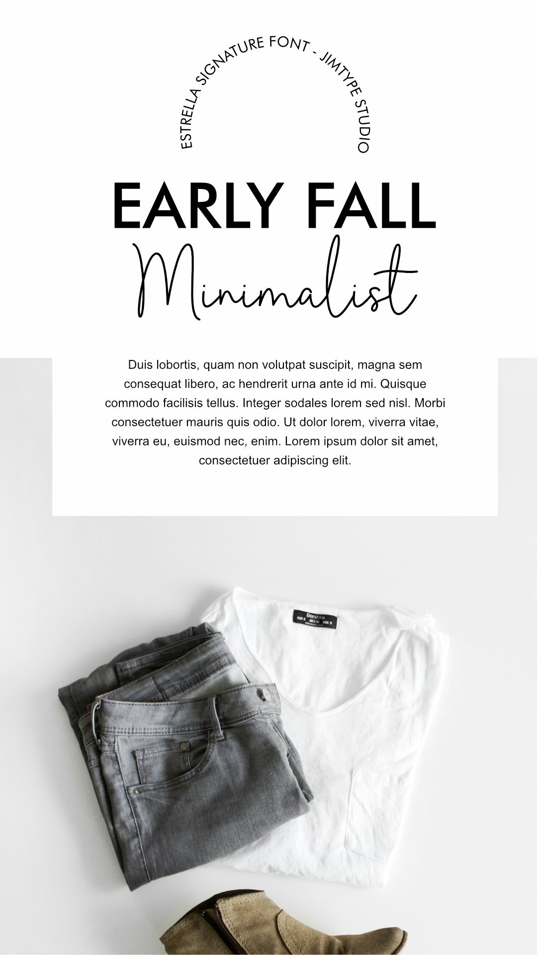 Estrella - Signature Minimalist Font