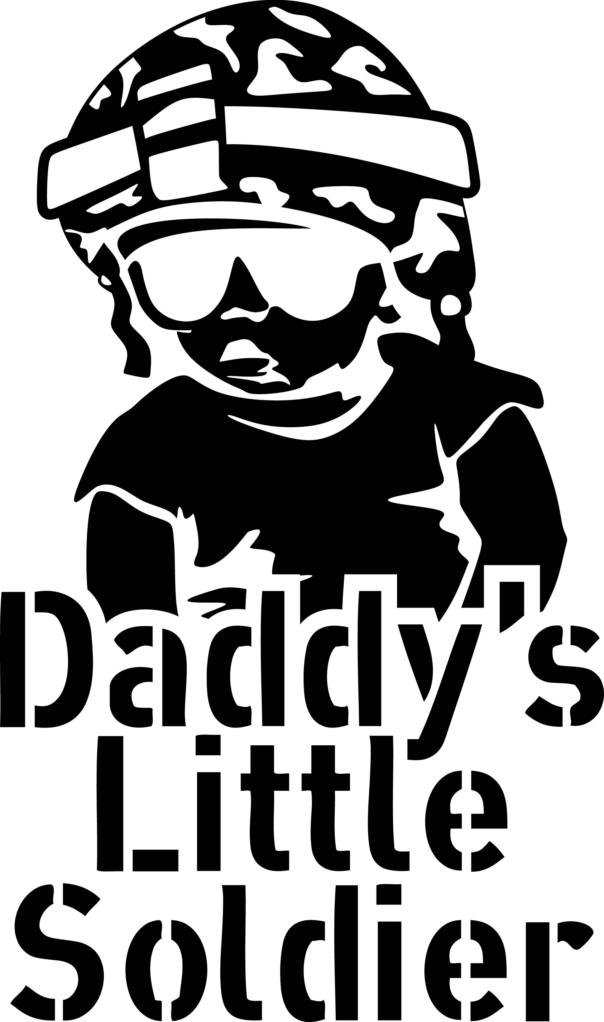Daddy's Little Soldier, Baby In Car svg, Signs Stickers, Boy
