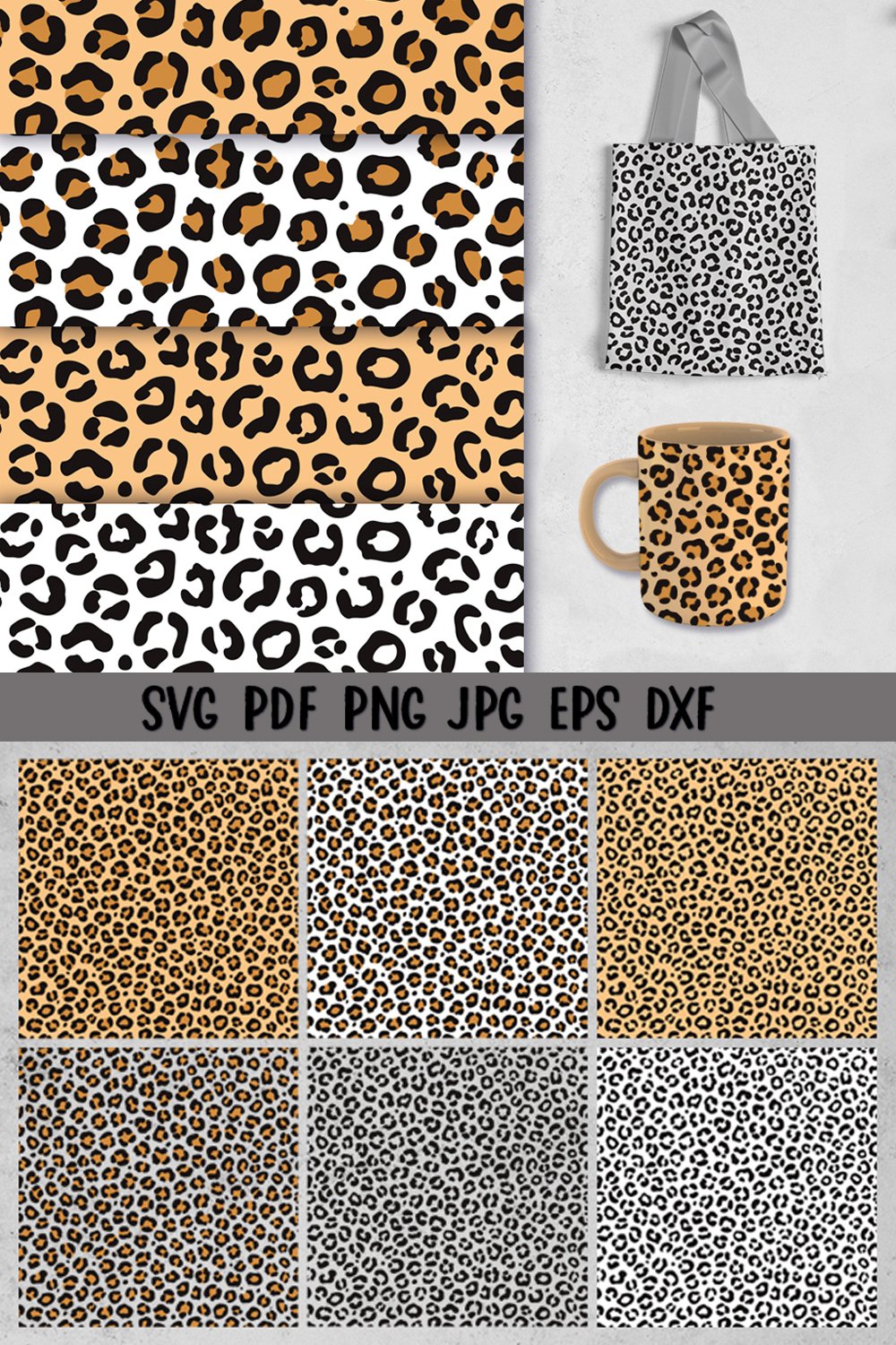 Leopard Pattern Svg | Leopard Print | Leopard Background
