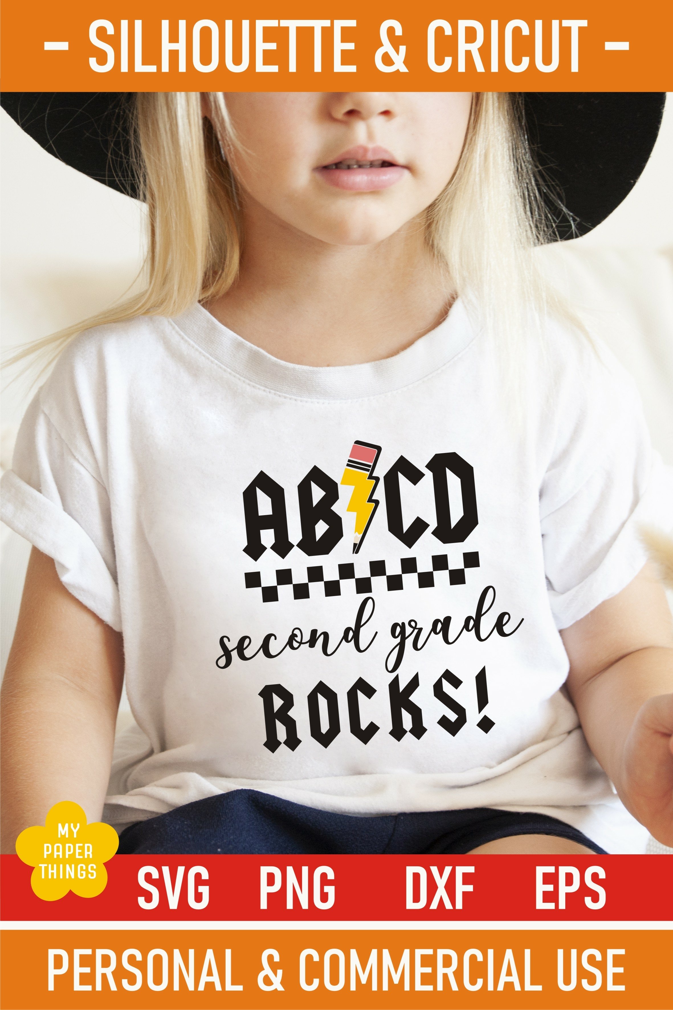 ABCD Second Grade Svg, Retro School Svg, Teacher Svg