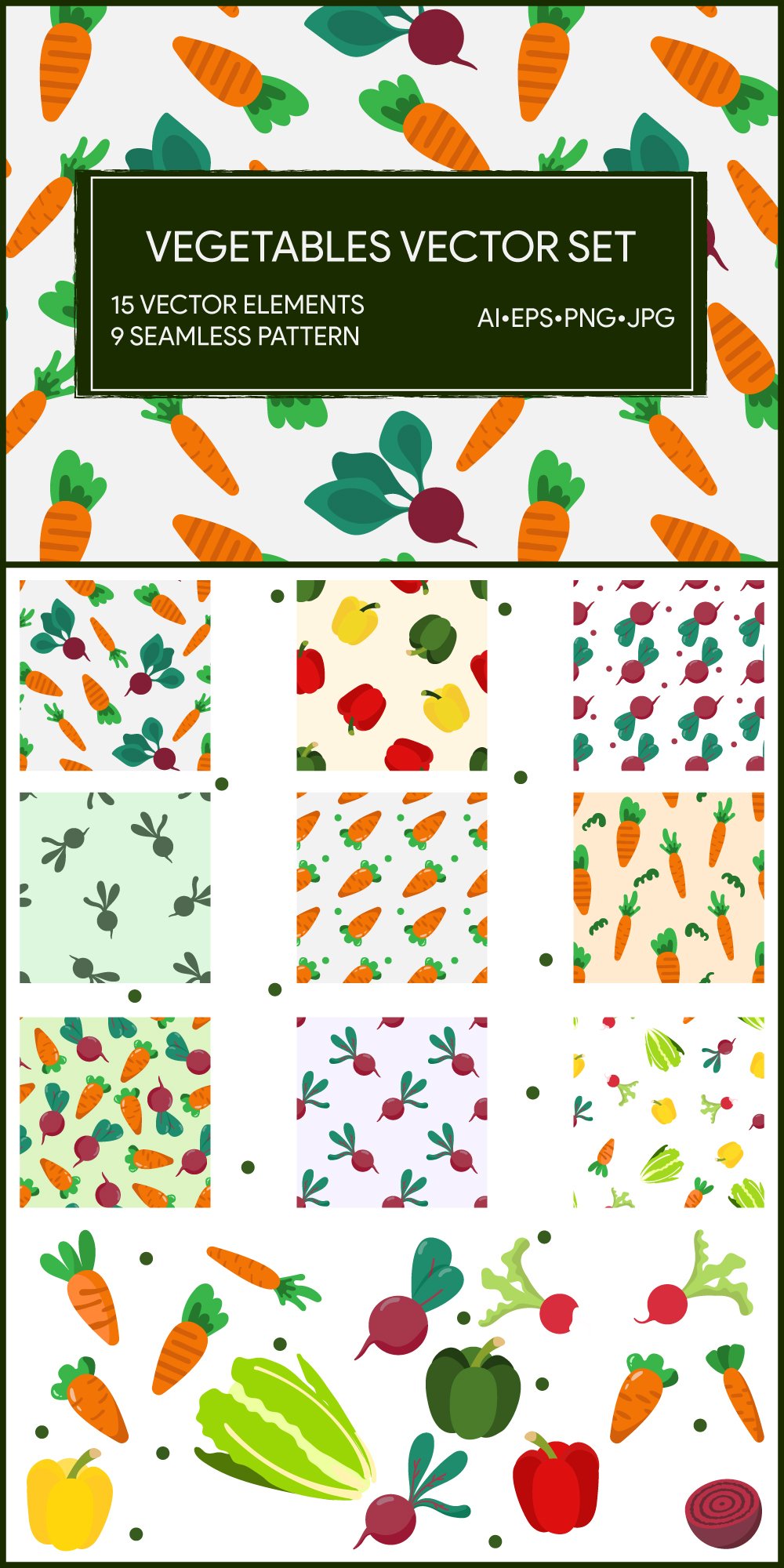 Vegetables vector set (2412137)