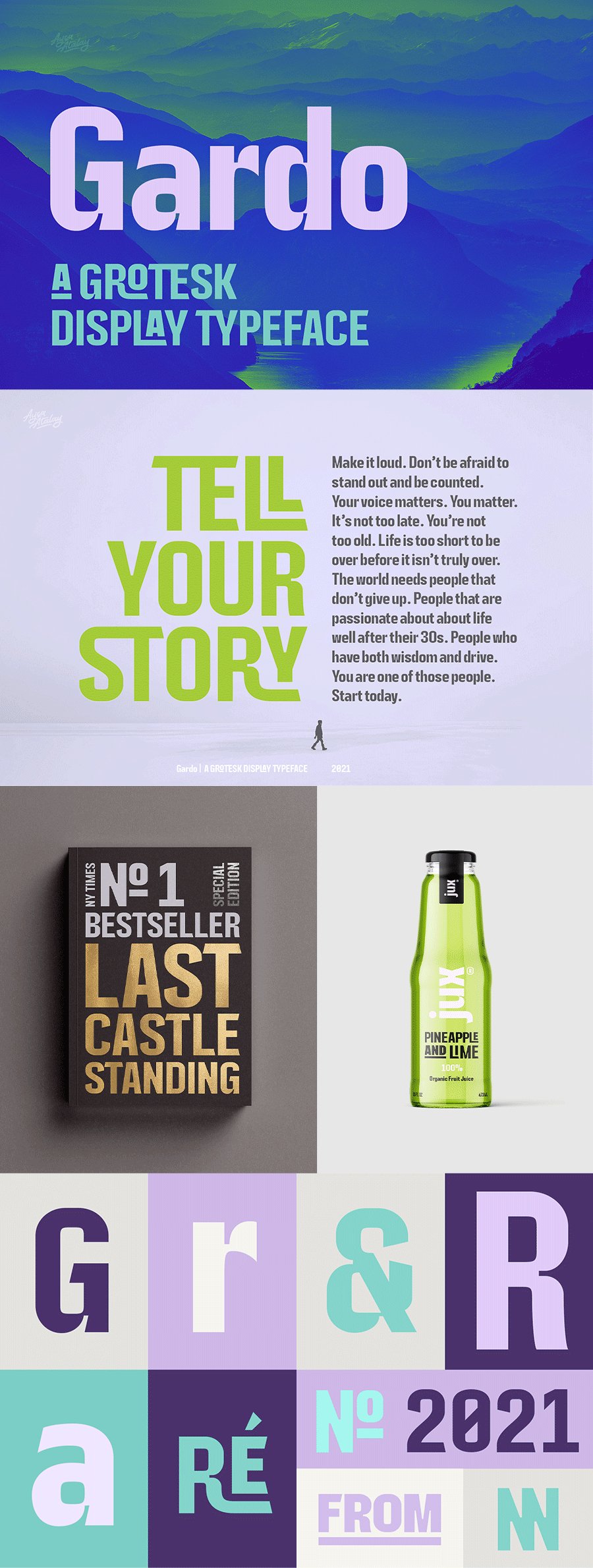 Gardo Grotesk | A Bold Condensed Display Typeface