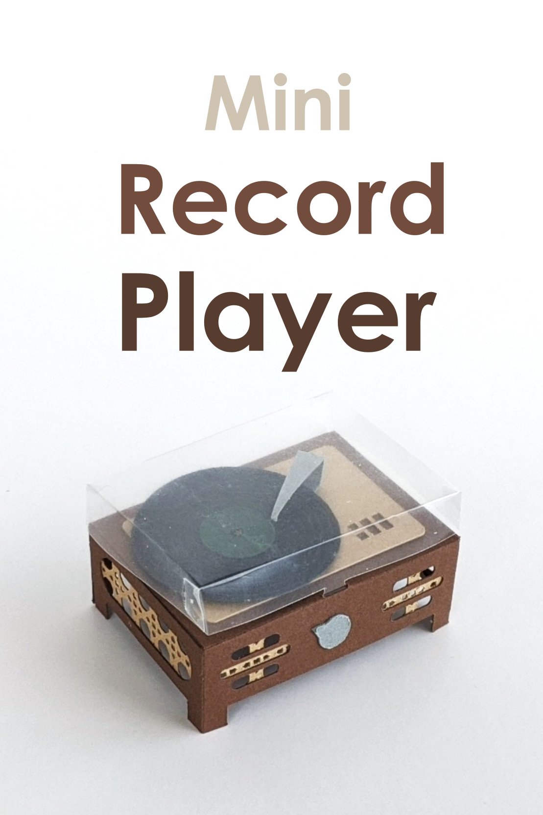 Record Player Template for Cutting Machines