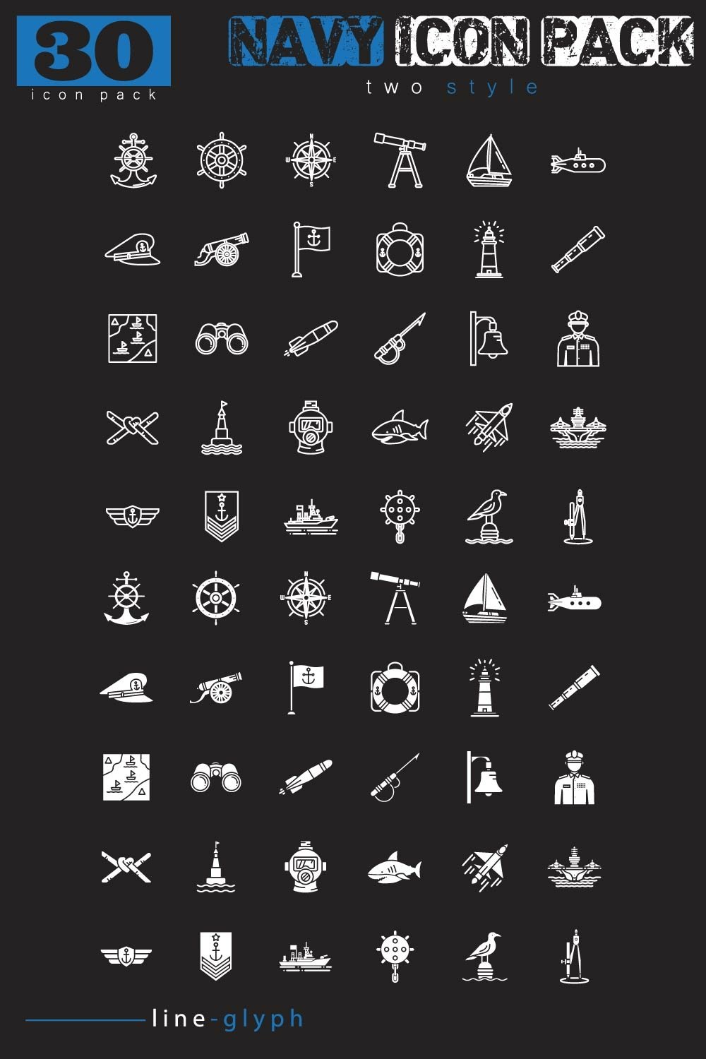 Navy Icon Pack