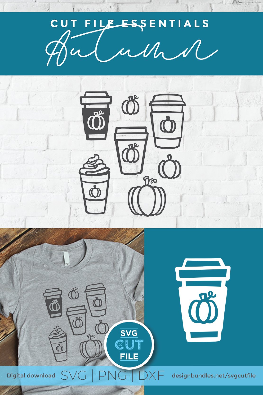 Pumpkin Spice Latte Svg Bundle