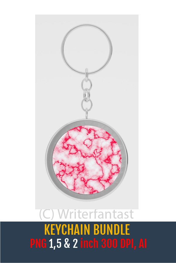 Keychain bundle. Keychain Marble Patterns Bundle. (1362370)