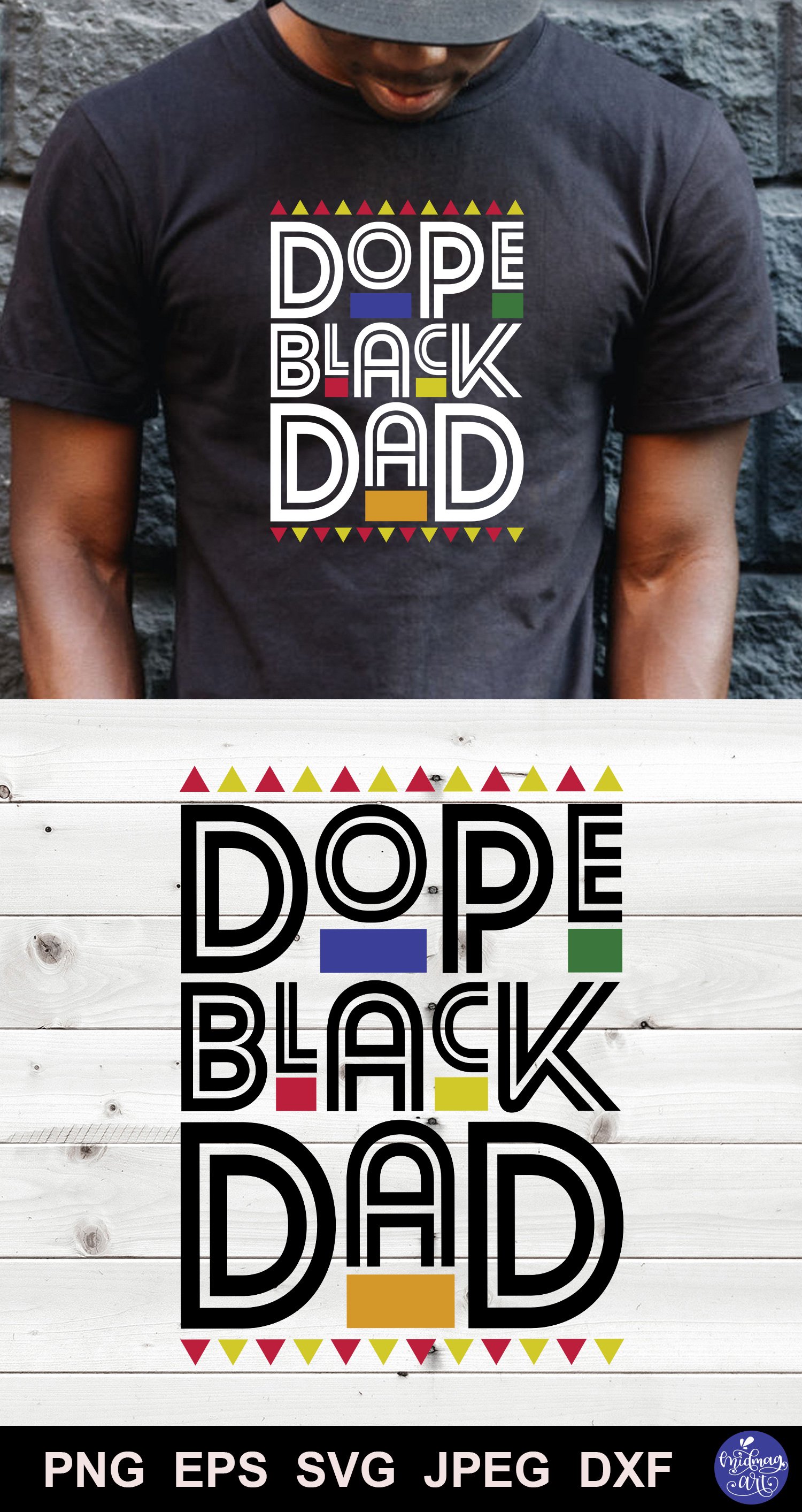 Dope black dad svg, melanin svg (2419147)