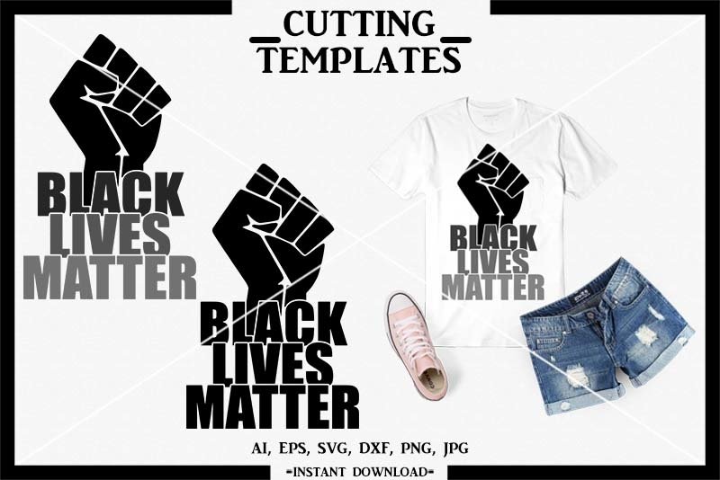 Black Lives Matter SVG, BLM, Silhouette, Cricut, (703957)