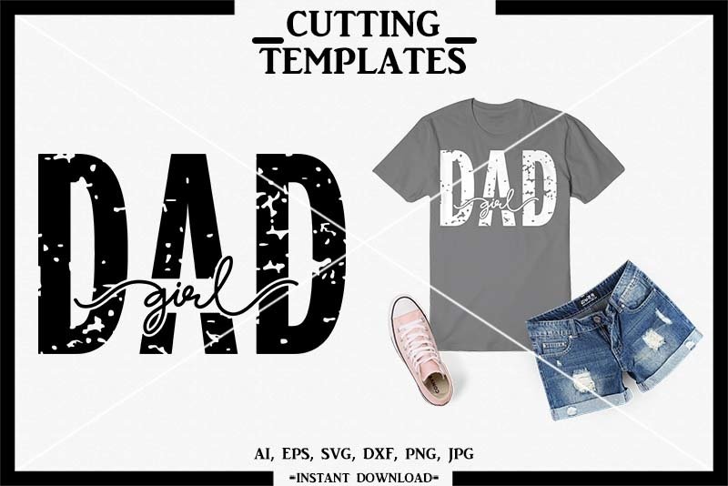Distressed Fathers Day, SVG, Silhouette, Cricut, Cameo, PNG