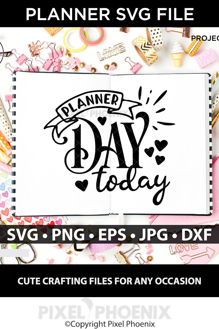 Planning SVG, Planner SVG, Journal SVG, Planner (1008355)