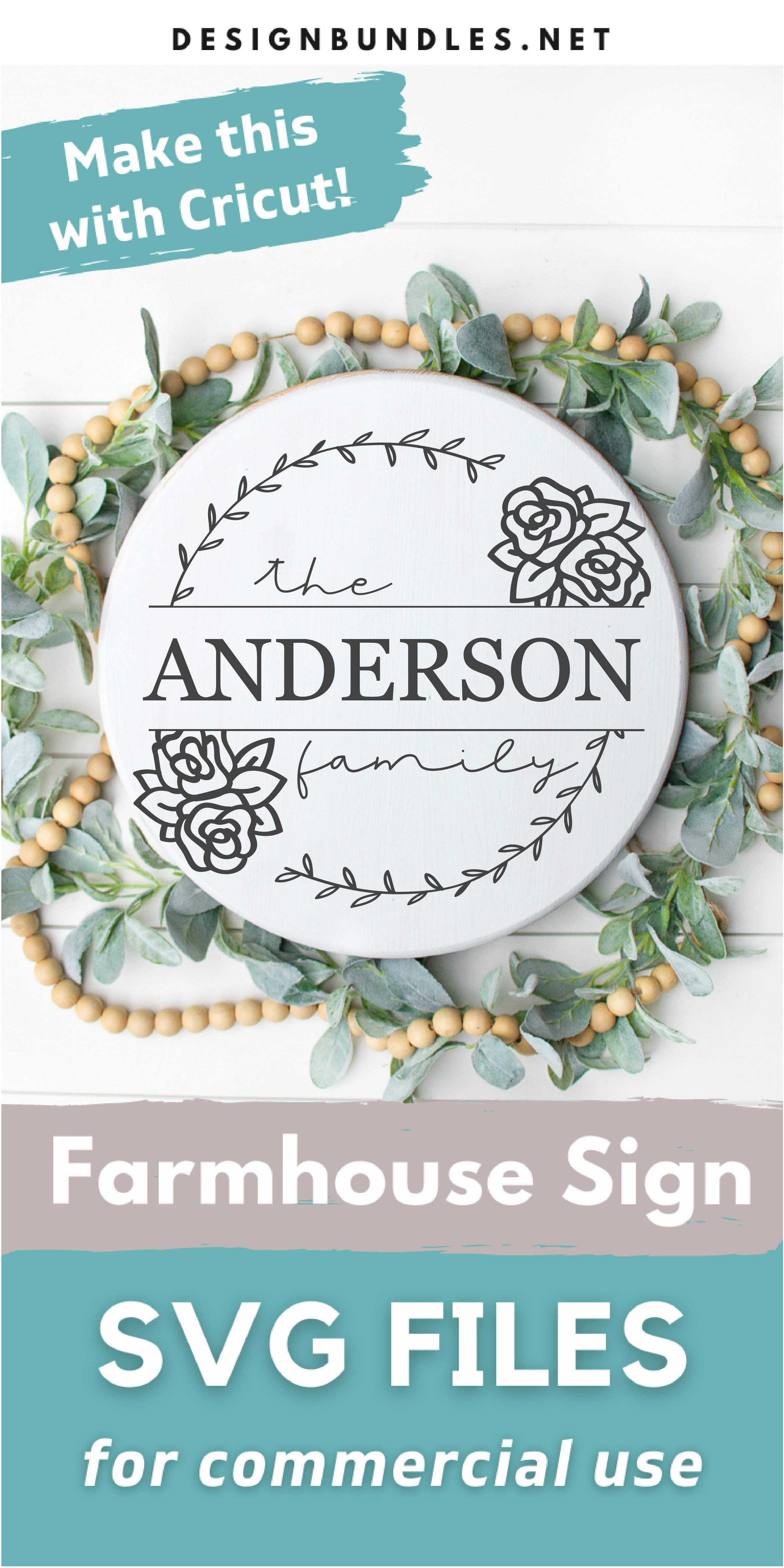 Circle Family Sign - Family Name Sign SVG (672617)