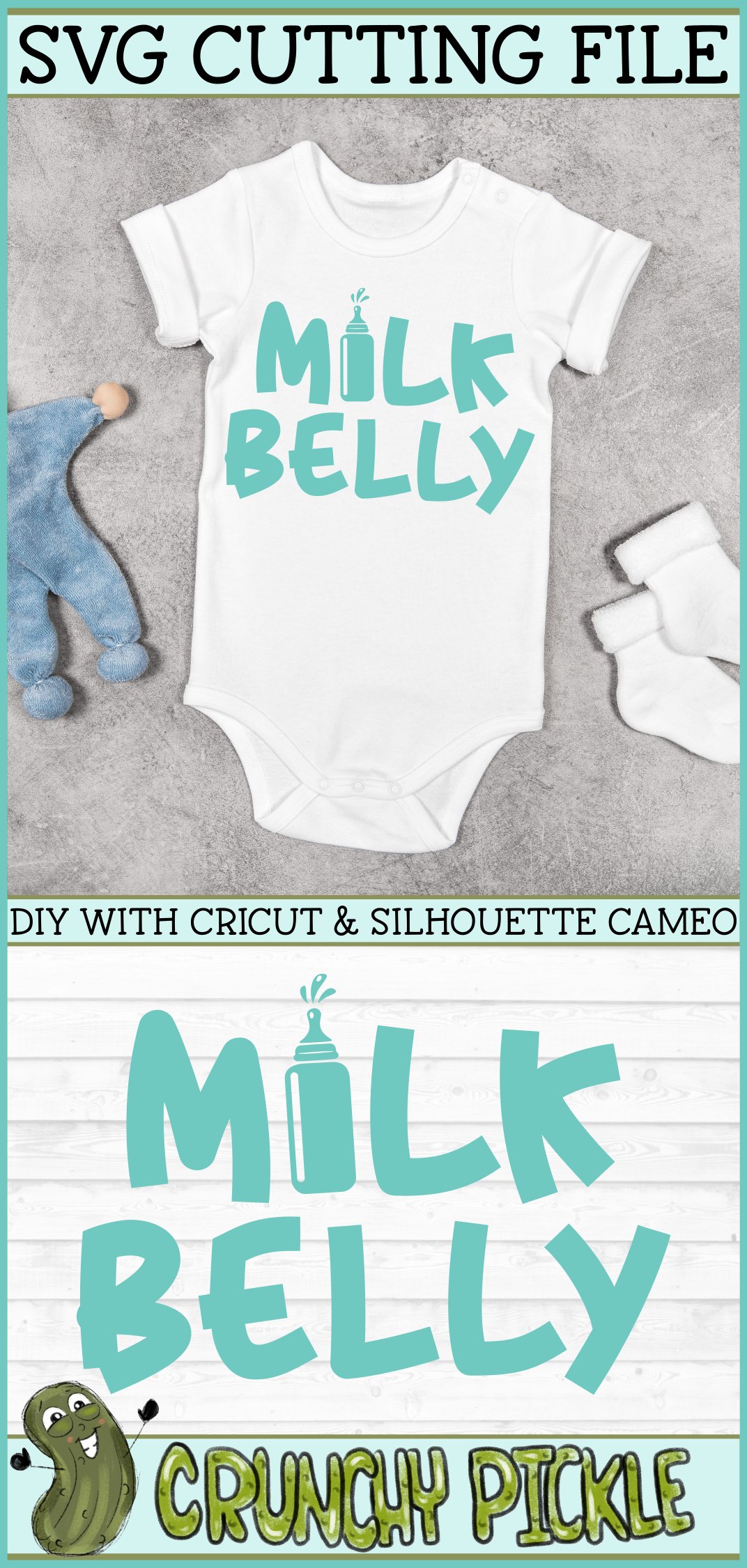 Milk Belly Baby SVG File
