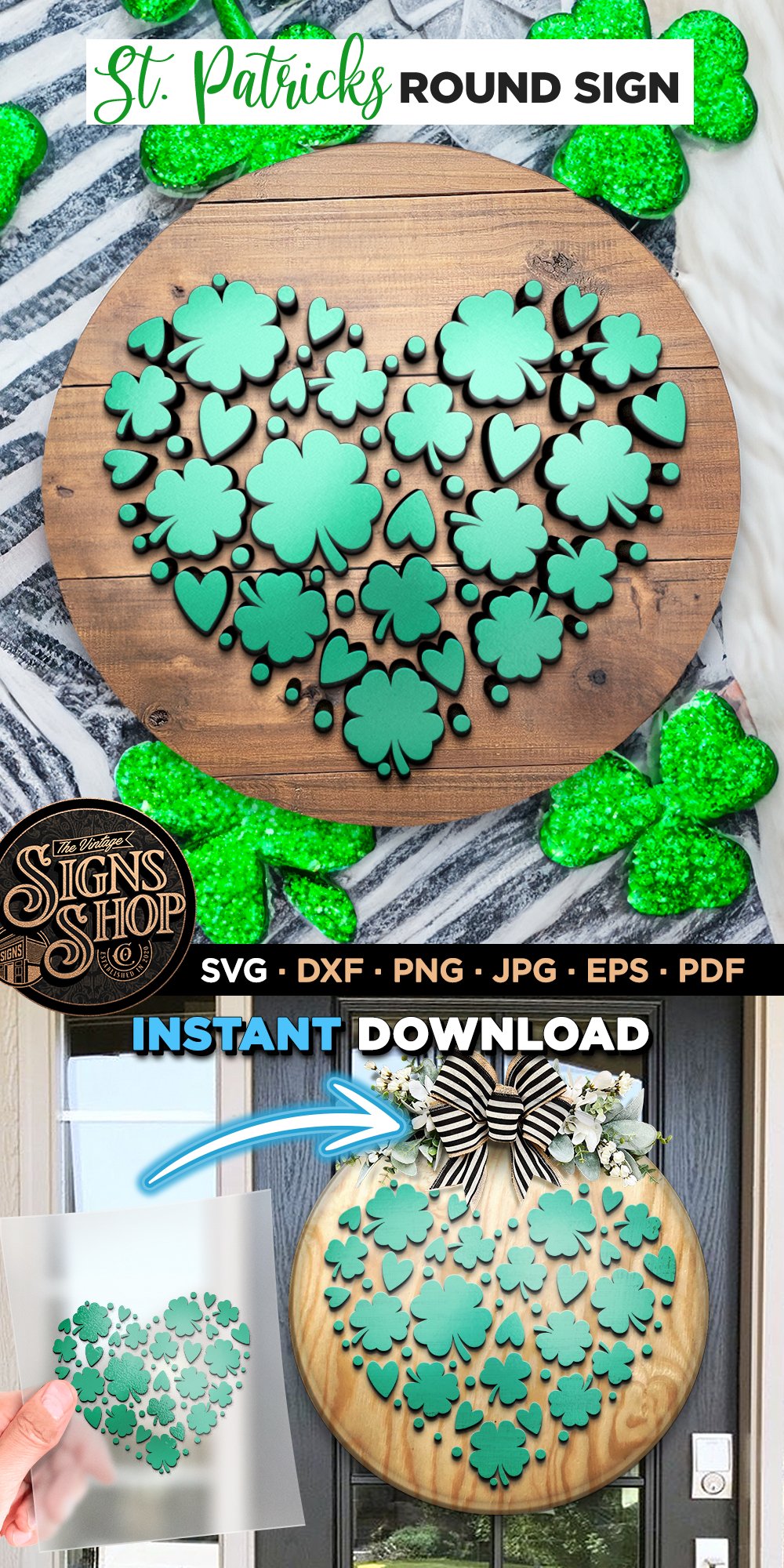 St Patricks Day Door Signs Bundle