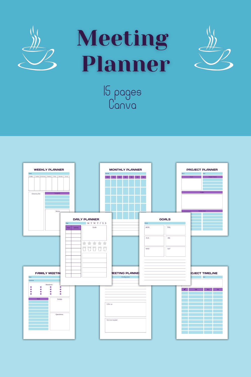 Meeting Canva Planner