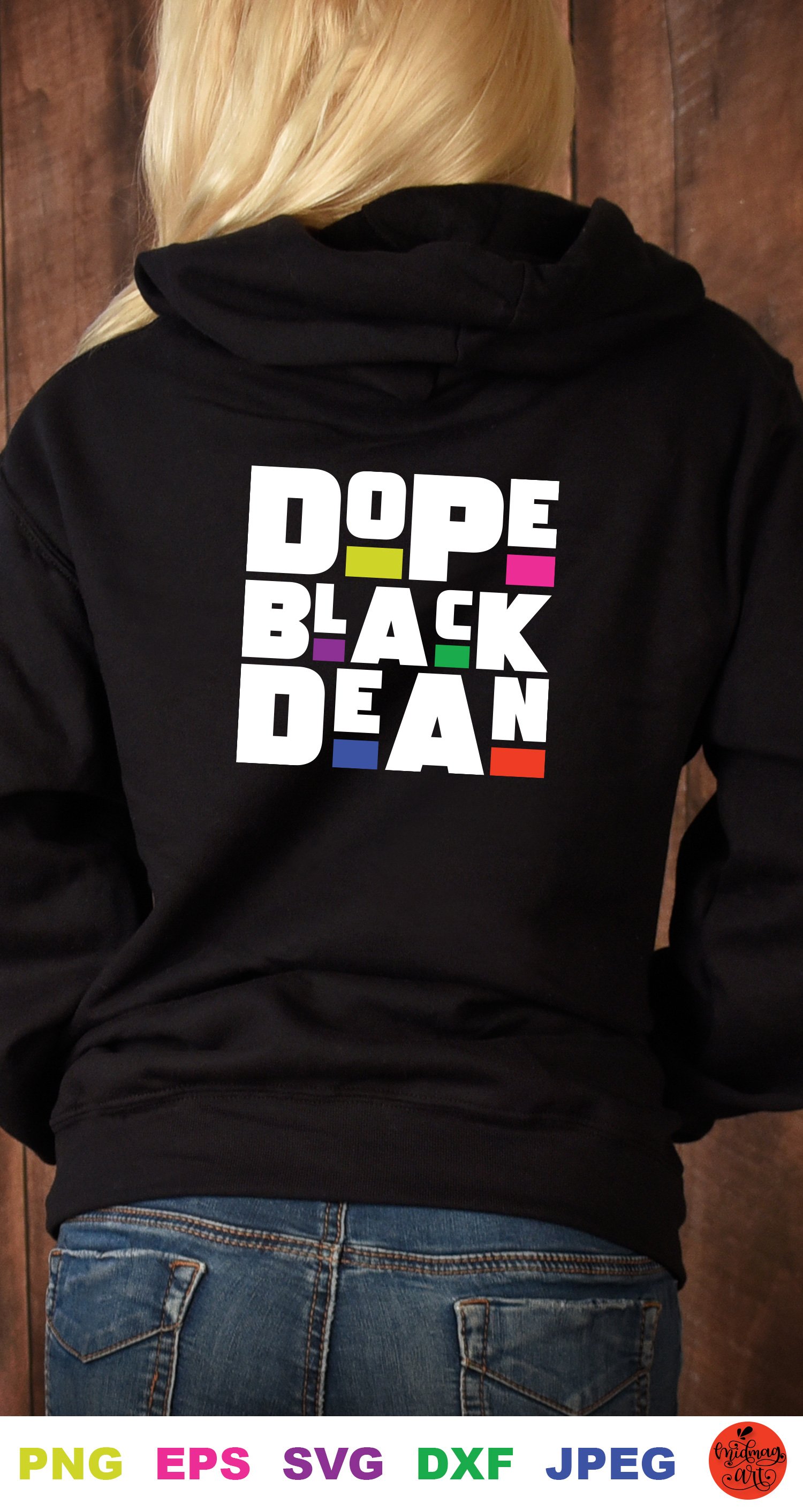 Dope black dean svg, melanin svg