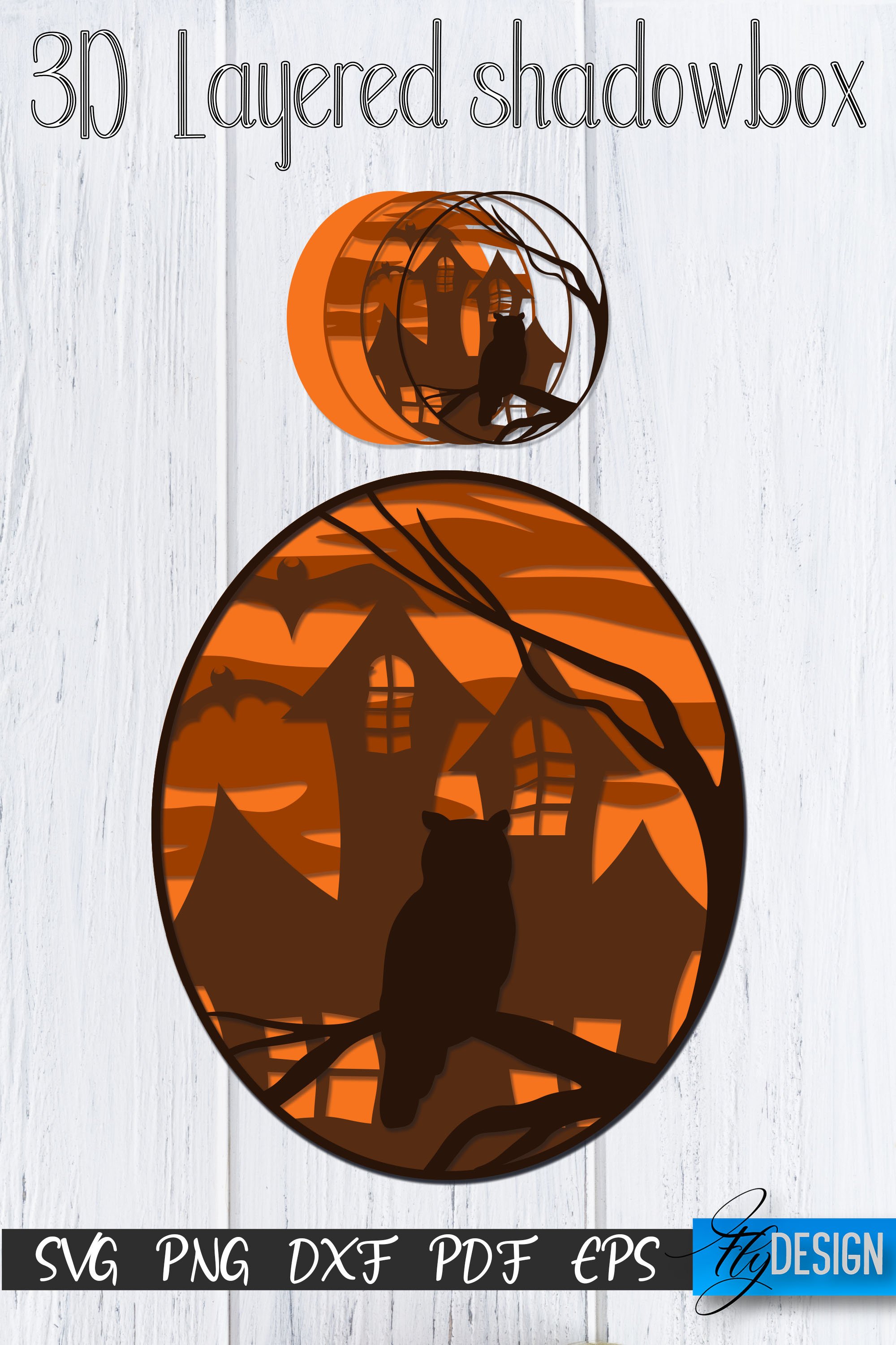 3D Layered Halloween SVG. Layered Halloween SVG (1573673)