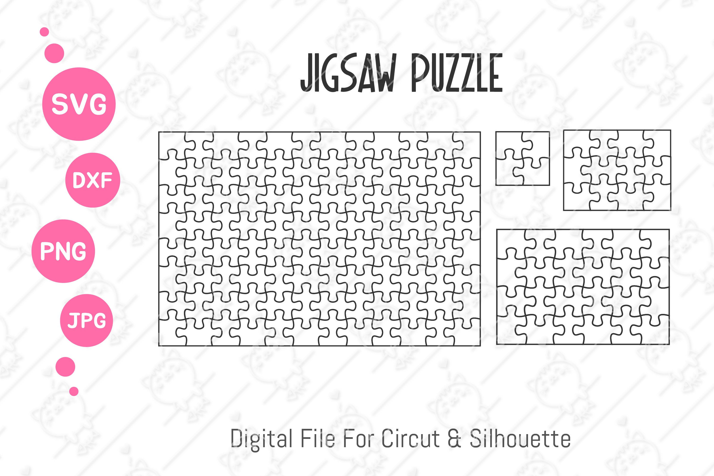 Jigsaw Puzzle svg | Puzzle pieces PNG | svg dxf png