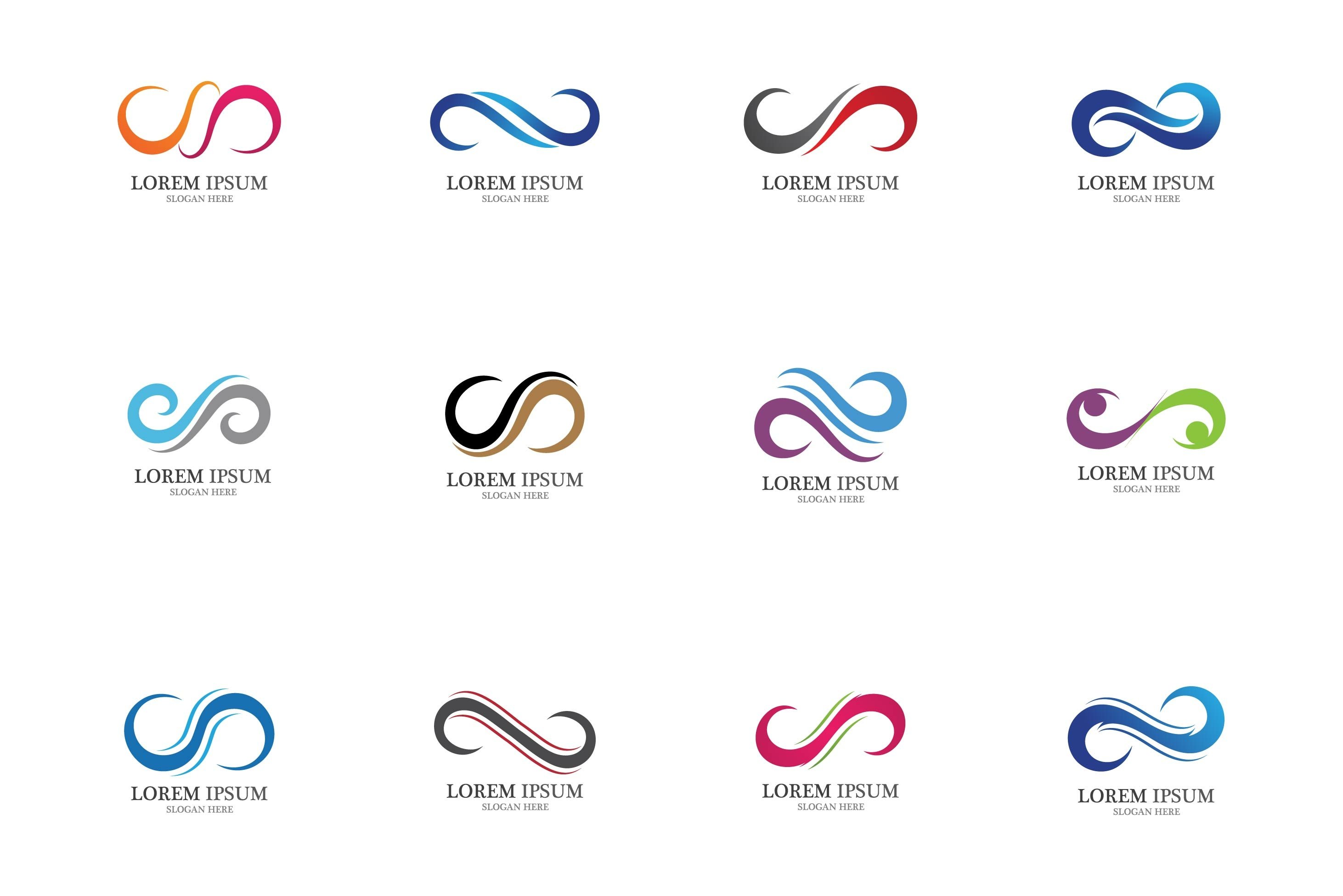 infinity logo and symbol template icons vector (1329696)