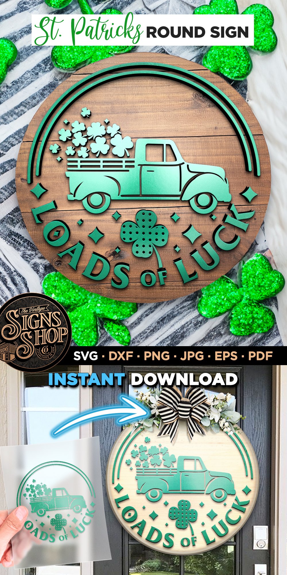 St Patricks Day Door Signs Bundle