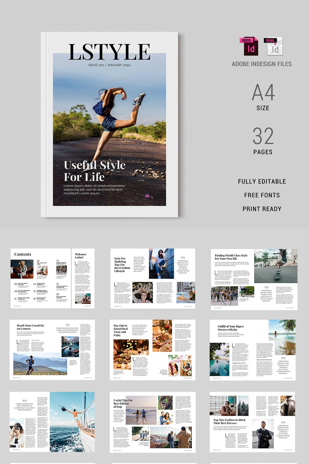 Lifestyle Magazine Template (2740302)