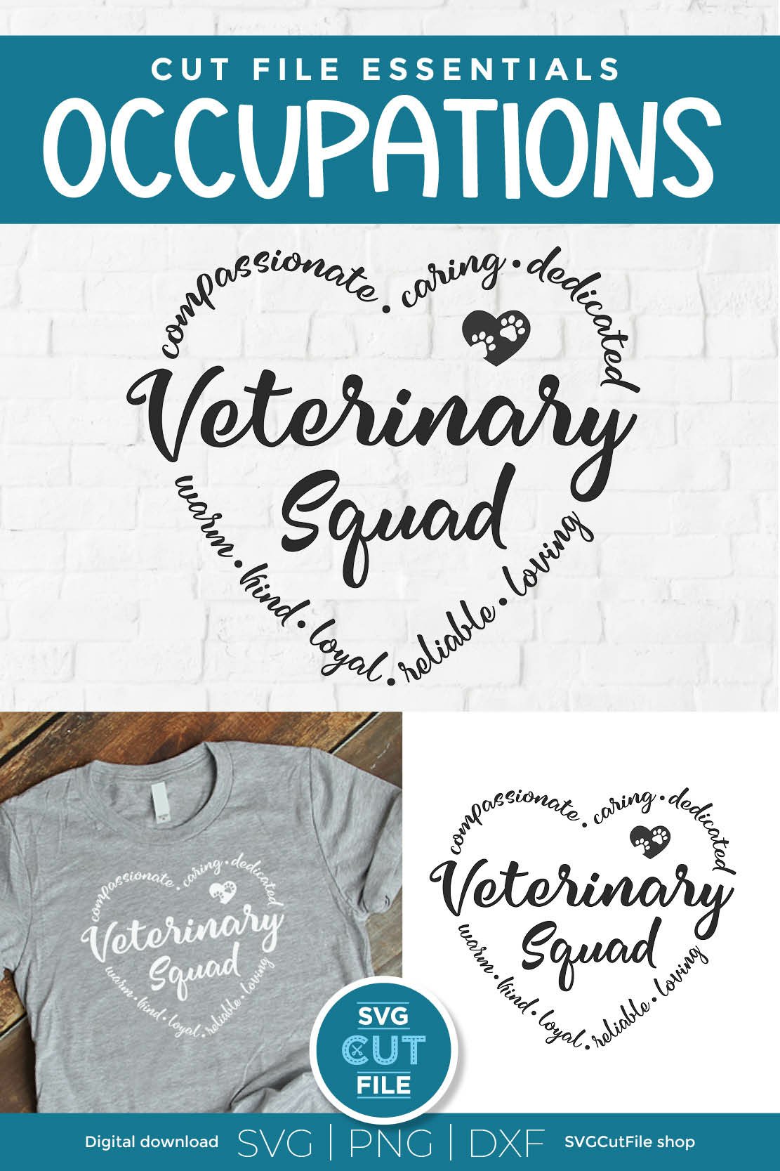 Vet squad svg for crafters