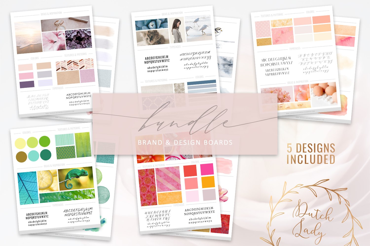 PSD Brand & Design Board Template Bundle