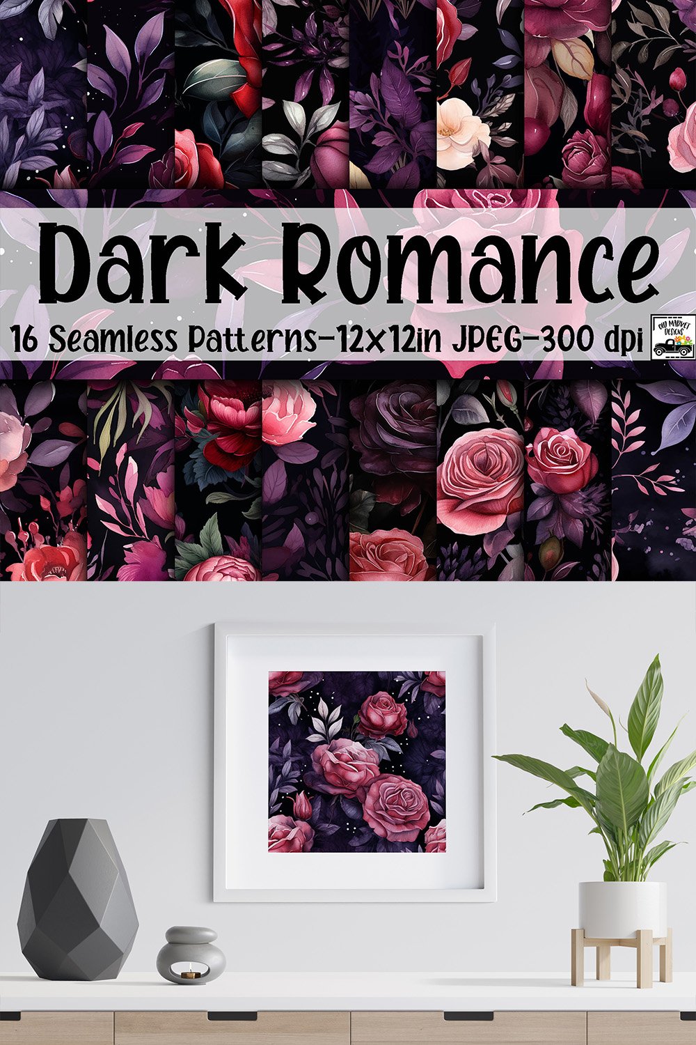 Watercolor Flowers Digital Paper